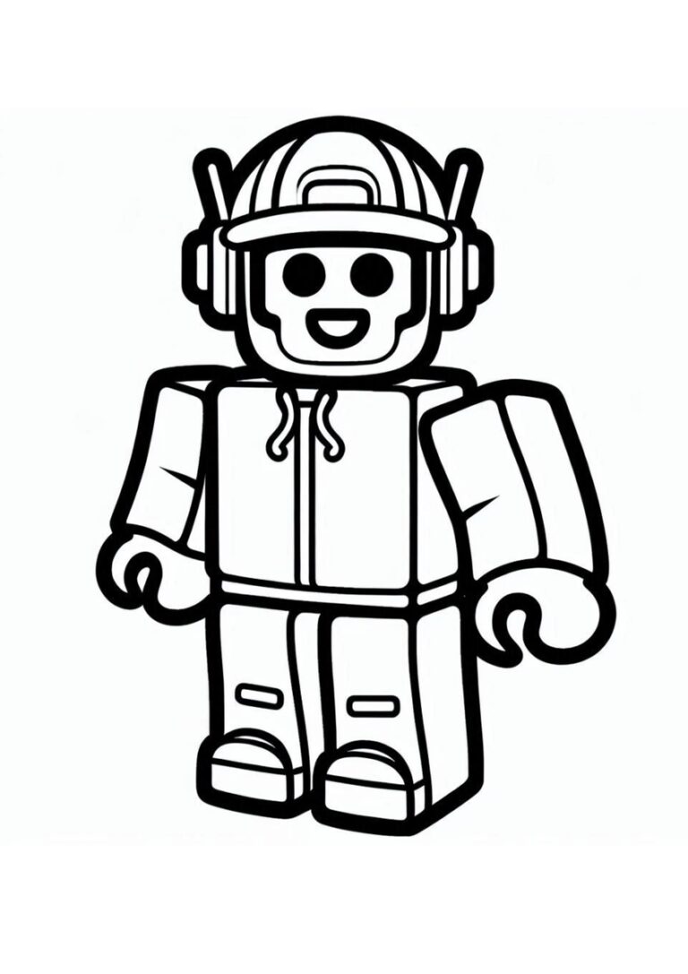 Roblox kreatives Ausmalbild